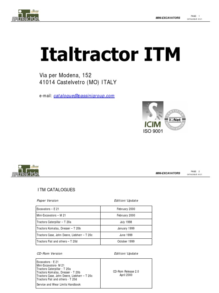 Mini Exc | Download Free PDF | Tractor | Construction Equipment