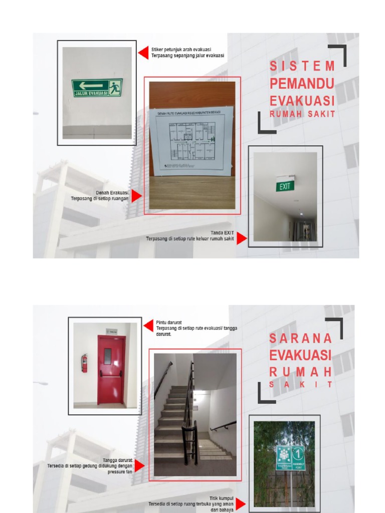 Jalur Evakuasi Sign Evakuasi | PDF