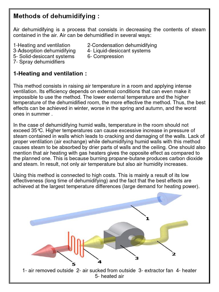 Report of Dehumidification | PDF | Humidity | Heat Transfer