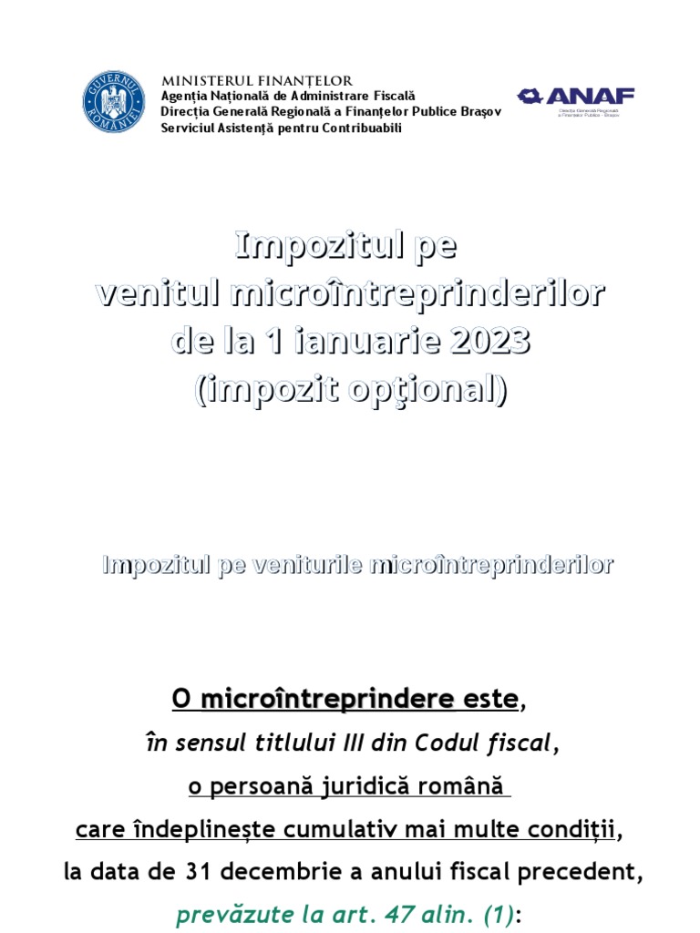 Microintreprinderi 2023 | PDF