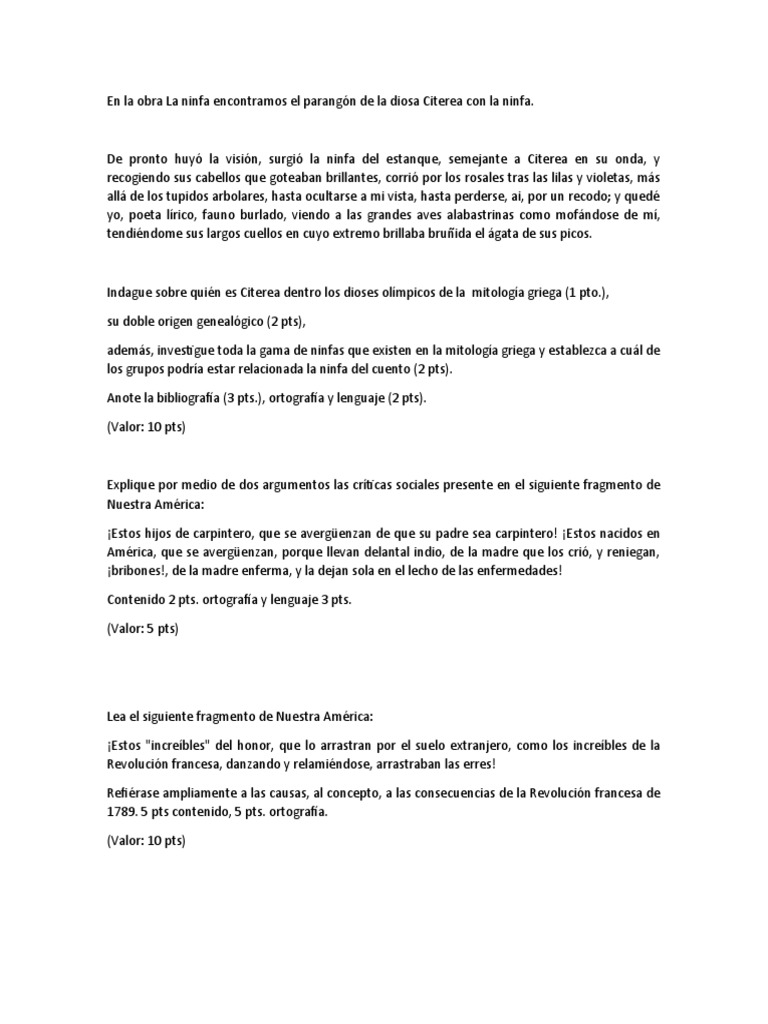 En La Obra La Ninfa Encontramos El Parangón de La Diosa Citerea Con La ...