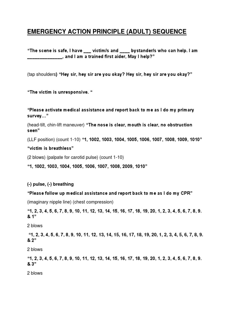 EAM Adult Sequence | PDF | Pulse | Angiology