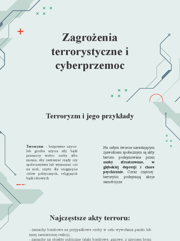Terroryzm - Prezentacja | PDF