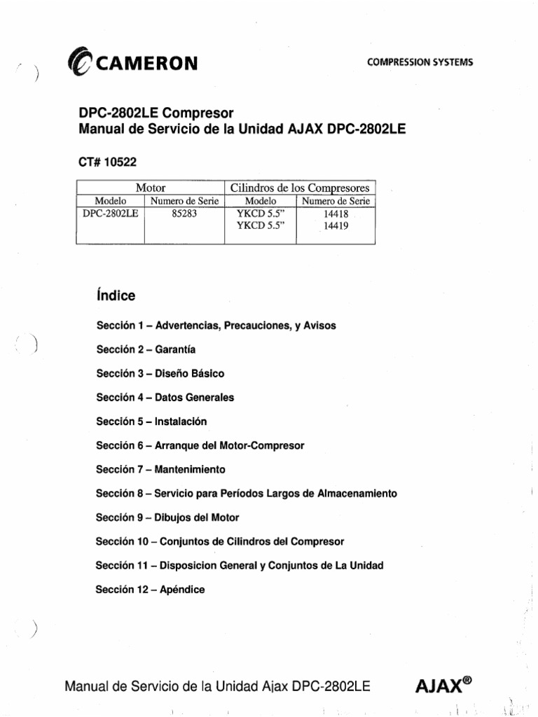 Manual de Servicio MTC Ajax Dpc-2802le y 2804le | PDF | Presión | Líquidos