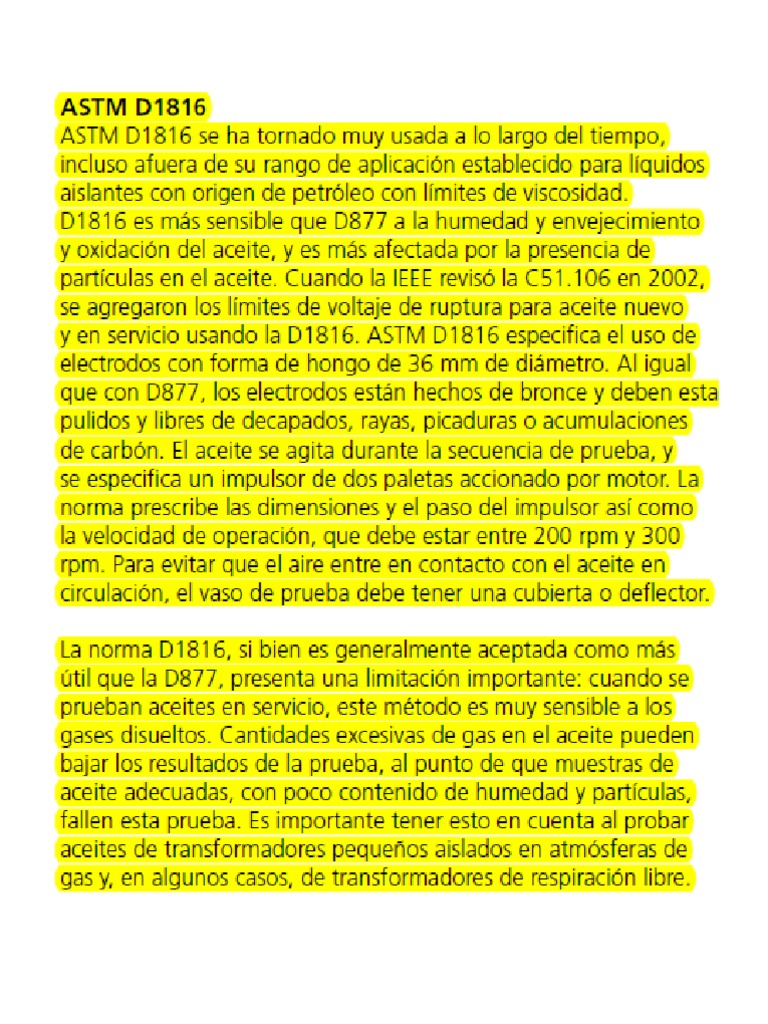 Procedimiento Analisis de Aceite | PDF