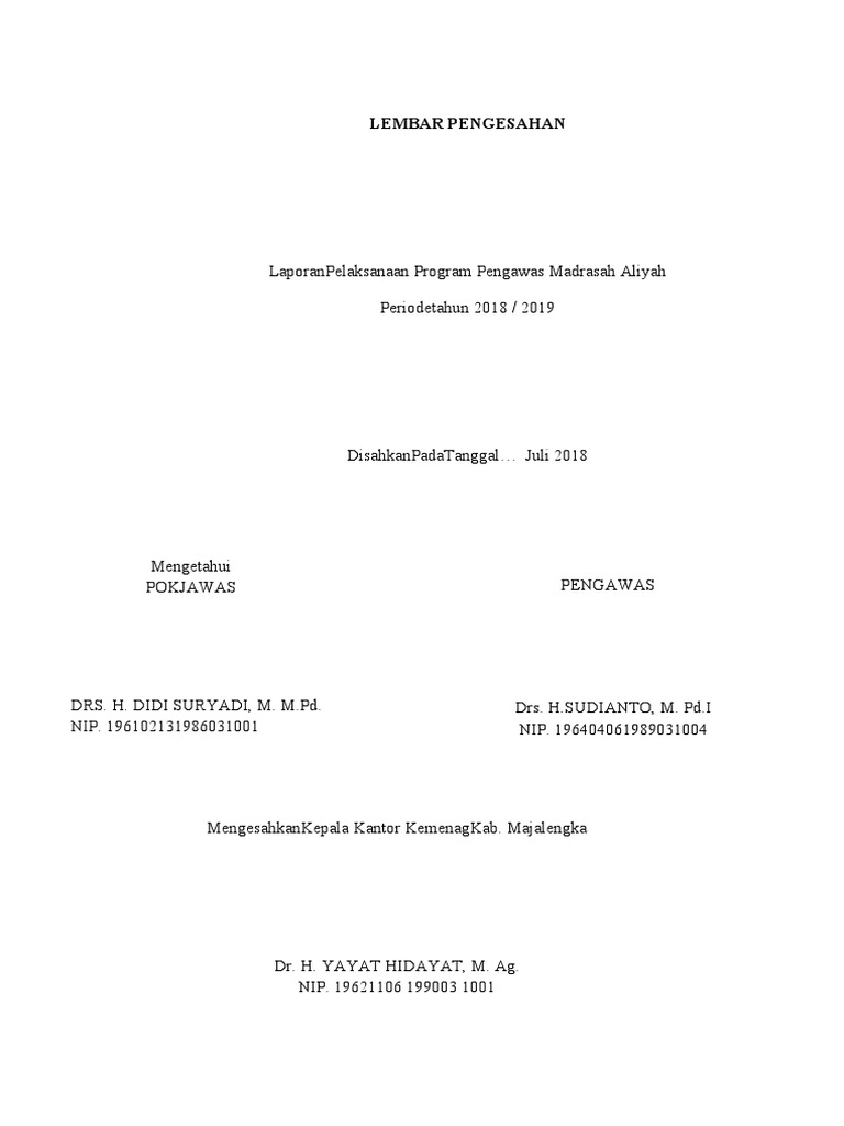 Lembar Pengesahan | PDF | Karier & Perkembangan | Bisnis