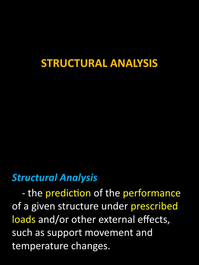 Lesson 1.1 - Structures and Analysis | PDF | Beam (Structure ...