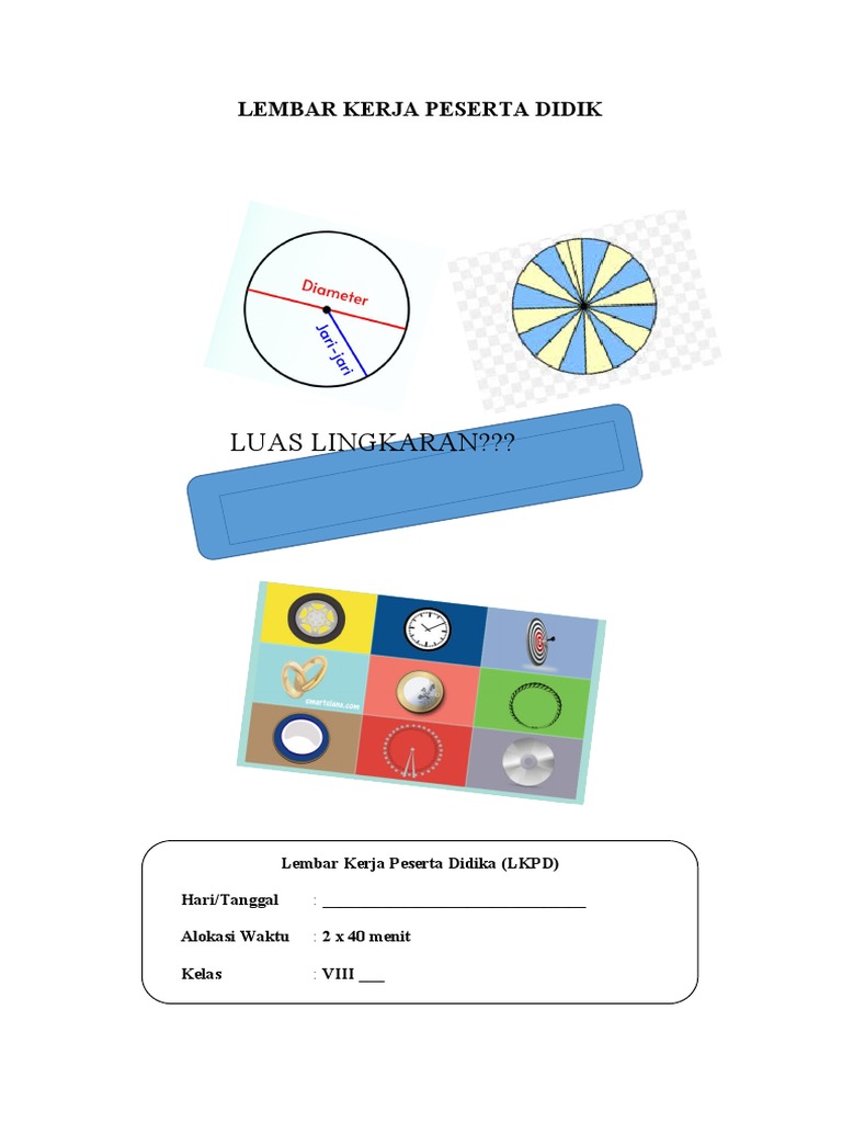 LKPD Luas Lingkaran dengan Discovery Learning | PDF