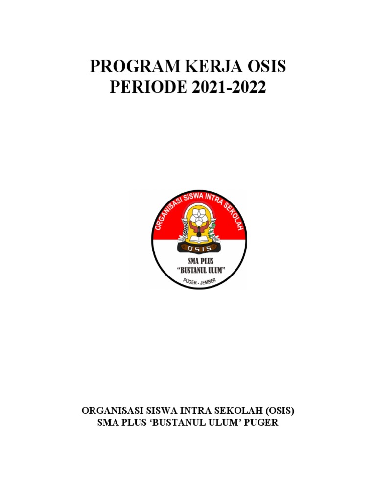 PROKER OSIS 2021-2022. Revisi 05122022 | PDF