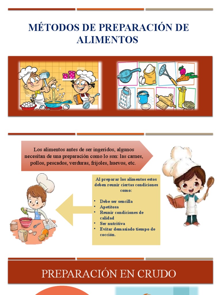Métodos de Preparación de Alimentos | PDF