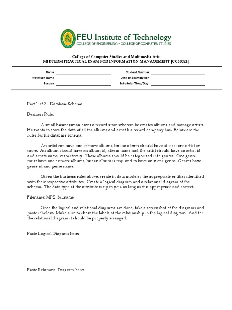Database Schema & SQL Tasks Guide | PDF | Relational Model | Table (Database)