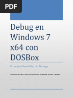 Guía de Instalación y Uso de DOSBOX y DEBUG | PDF | Programación | Programa de computadora