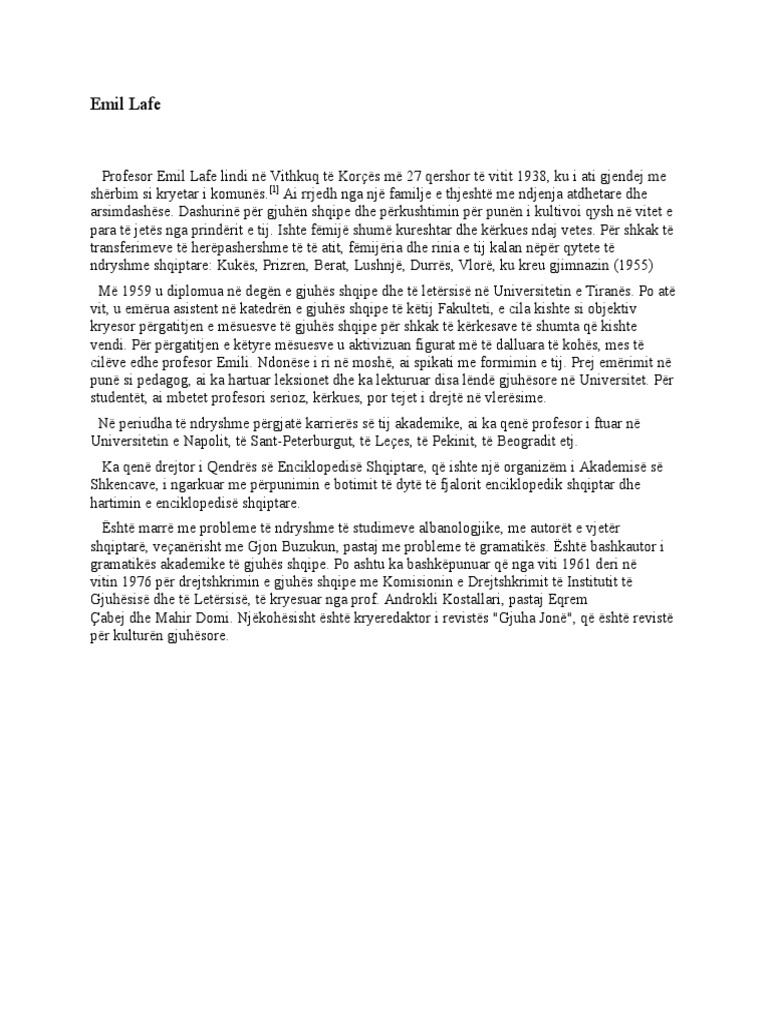 Emil Lafe | PDF