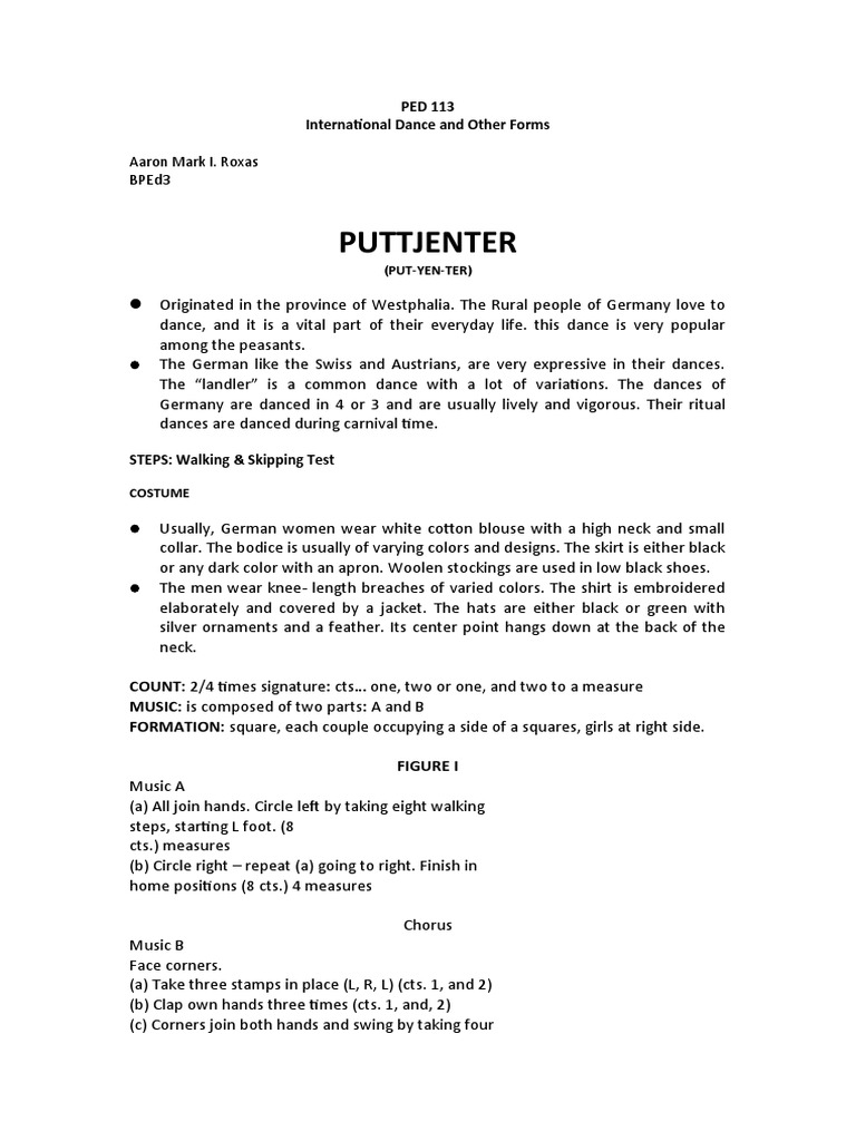 Puttjenter - Aaron Mark I. Roxas | PDF