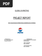 Pepsi Co | PDF | Pepsi Co | Mergers And Acquisitions