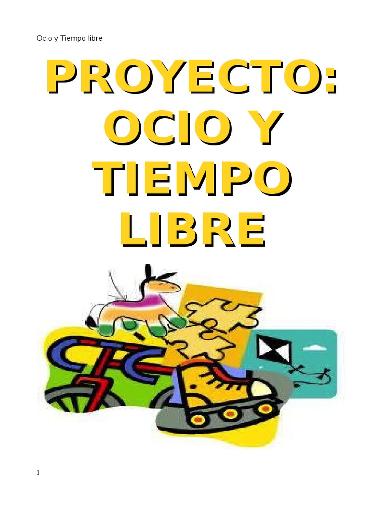 Proyecto Ocio y Tiempo Libre | PDF | Juventud | Adolescencia