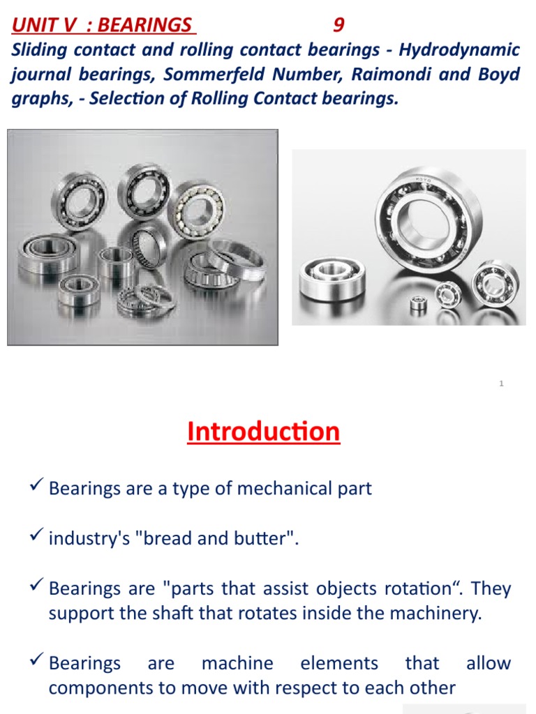 Types and Functions of Bearings | PDF | Bearing (Mechanical ...