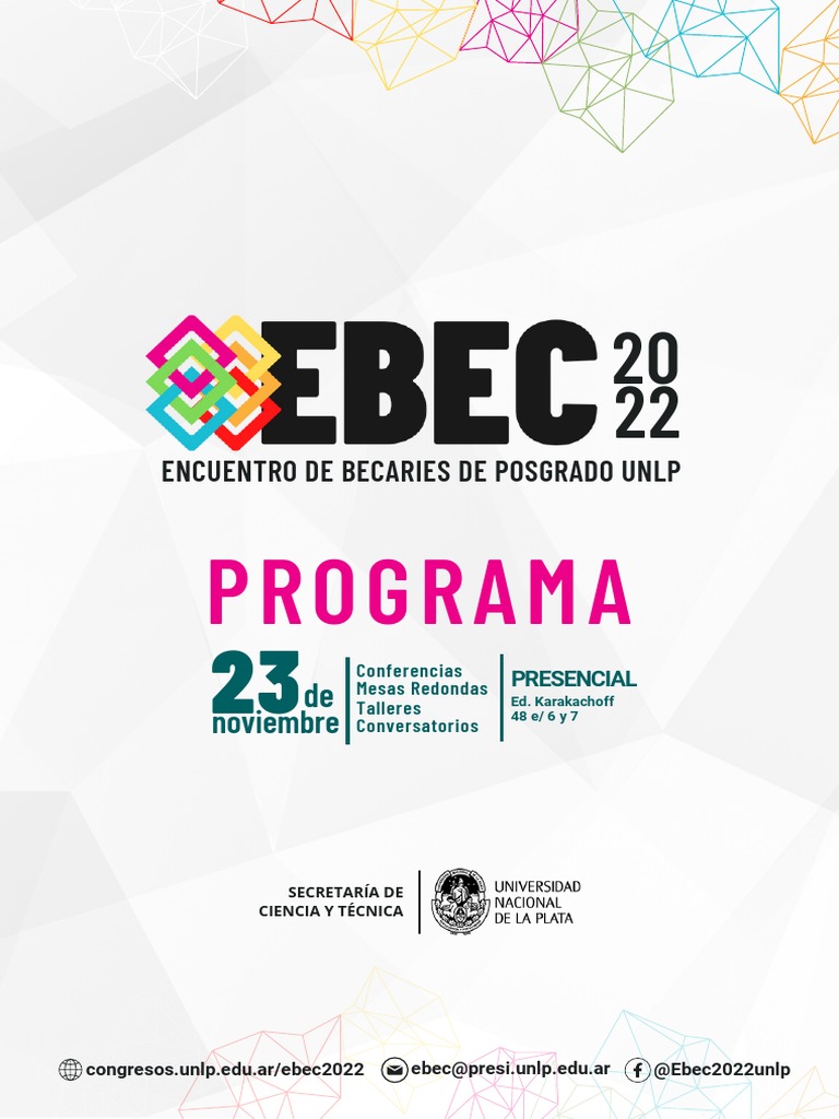Programa EBEC 2022 | PDF | Conocimiento | Acceso abierto