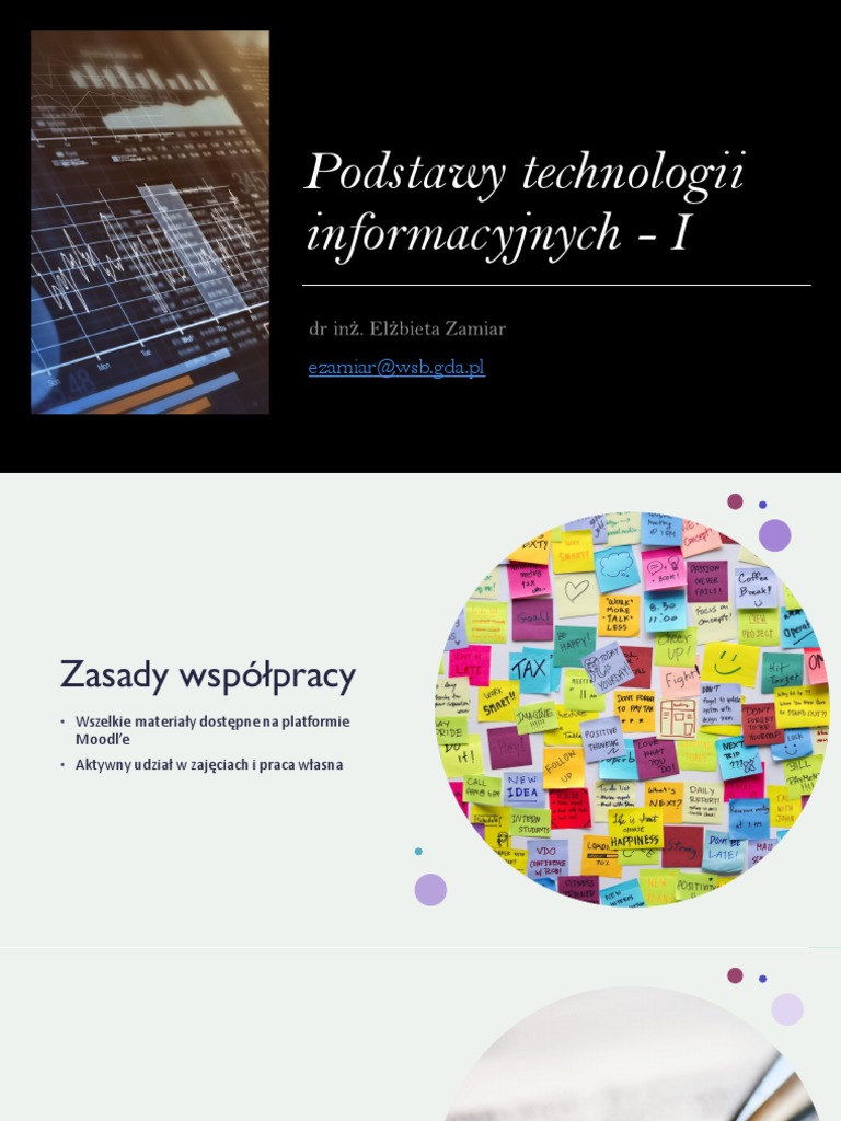I Podstawy Technologii Informacyjnych | PDF