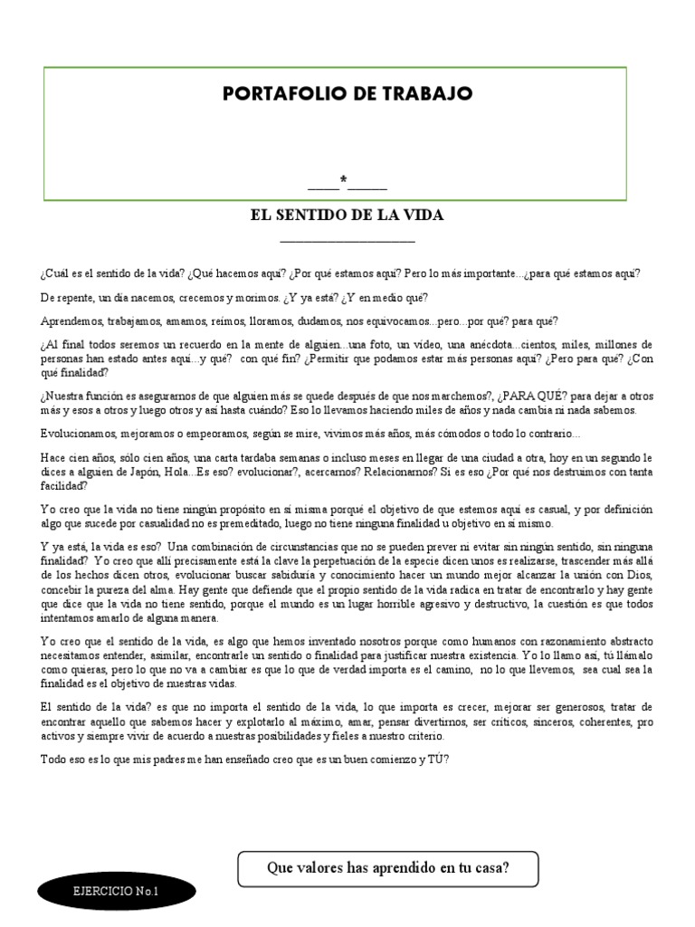 Guia-El Sentido de La Vida | PDF