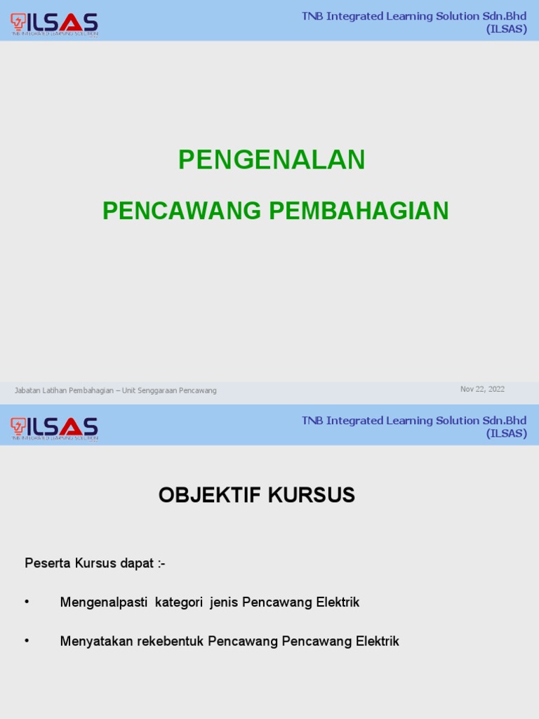 Pengenalan Pencawang Pembahagian | PDF