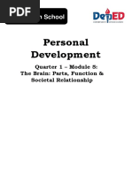 Grade 11 PERDEV Module 1 | PDF | Self | Self Concept
