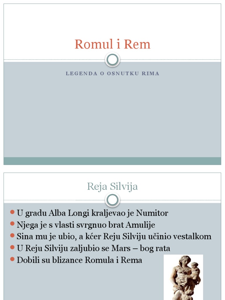 Romul I Rem | PDF