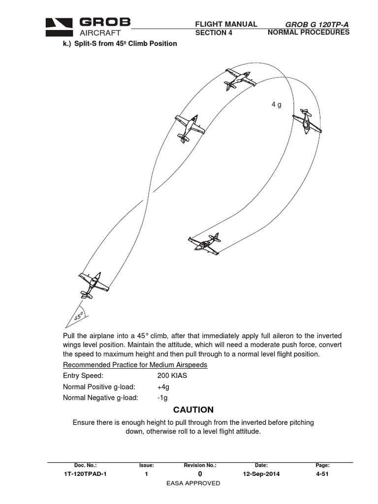 Flight Manual g120tp Rev. 2020 (151-200) | PDF