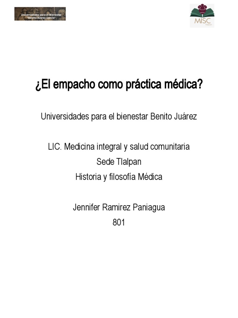 El Empacho Como Práctica Médica | PDF | Salud y bienestar | Ciencia y ...