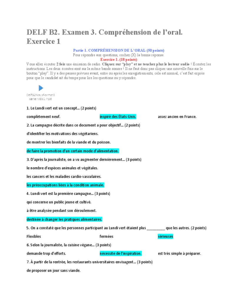 DELF B2 Examen 3 | PDF | Agriculture | Agriculture urbaine
