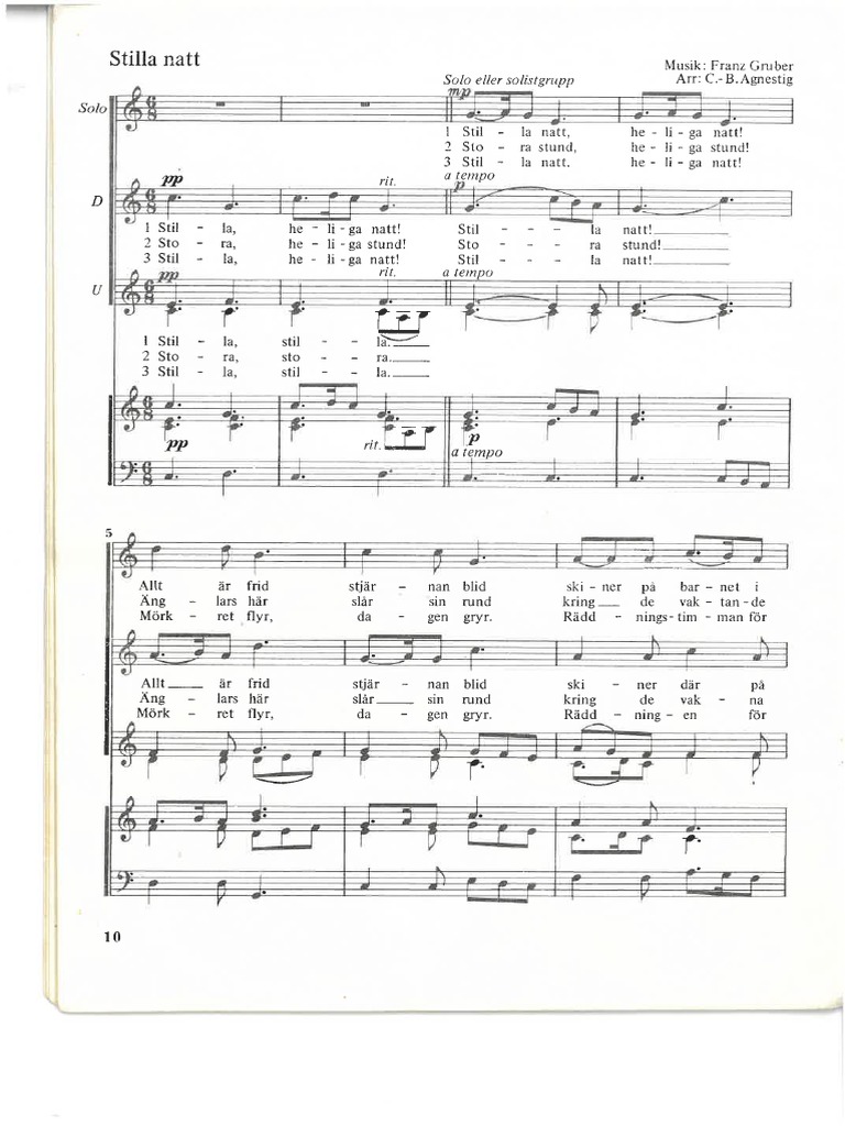 Stilla Natt S 1 | PDF