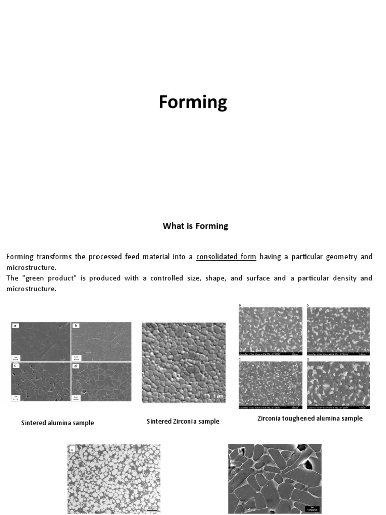 Shaping Plastic Forming1 | PDF | Extrusion | Sintering