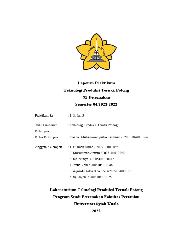 Laporan TPTP Kelompok Piket | PDF