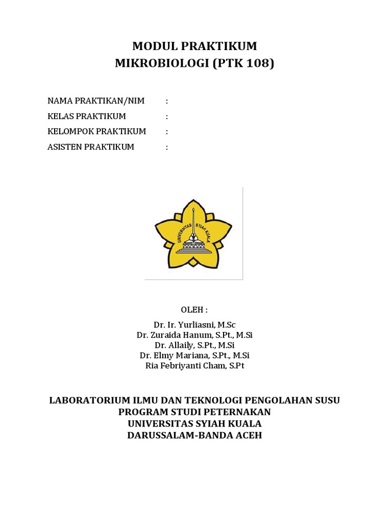 Modul Mikrobiologi Praktikan | PDF