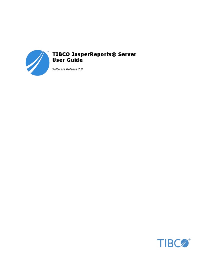 Jasperreports Server User Guide Pdf