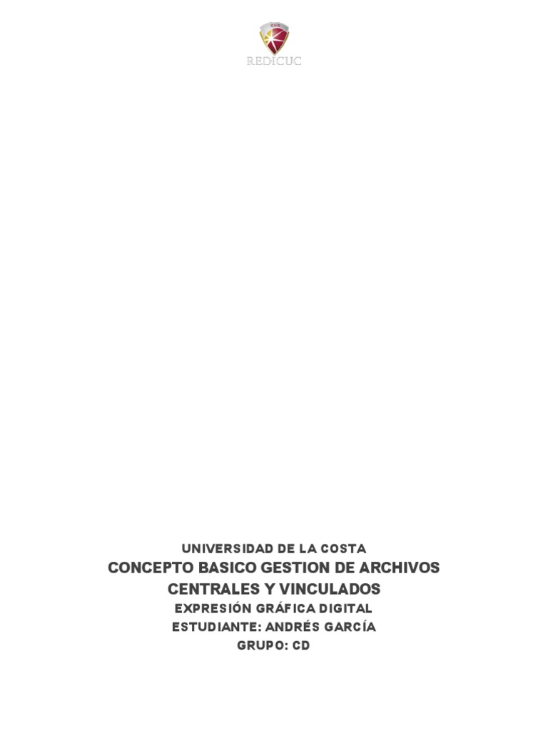 Concepto Basico Gestion de Archivos Centrales y Vinculados | PDF | Archivo de computadora ...