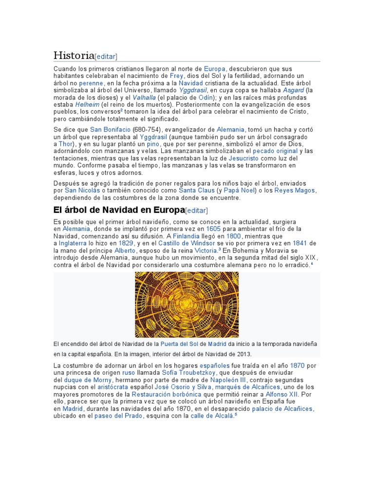 Historia de Arbol de Navidad | PDF | Árbol de Navidad | Navidad