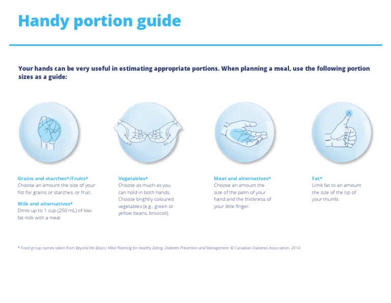 Handy Portion Guide | PDF