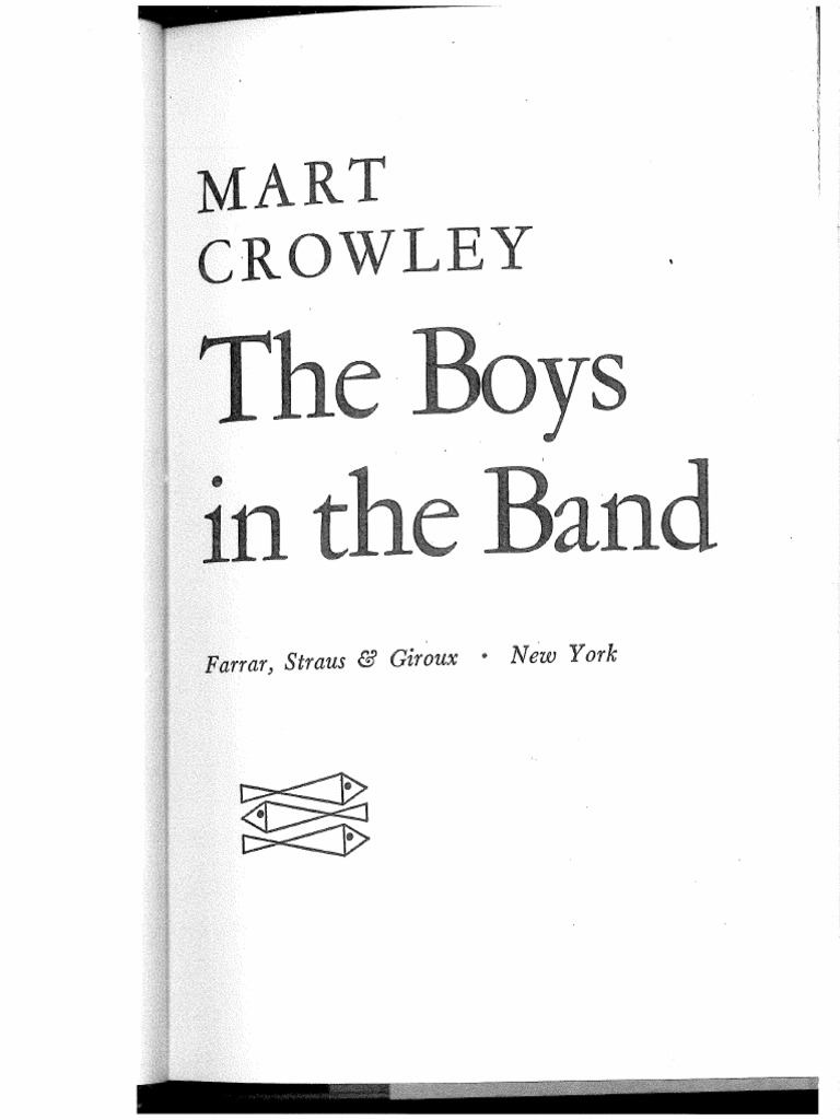 The Boys in The Band Script | PDF