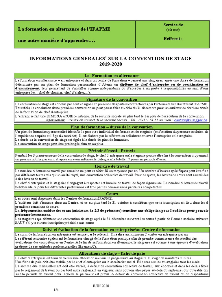 Convention De Stage Type Employeur – KKSURC