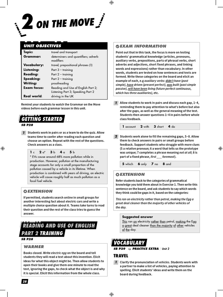Open World Advanced TB Units 25 | PDF | Verb | Semantic Units