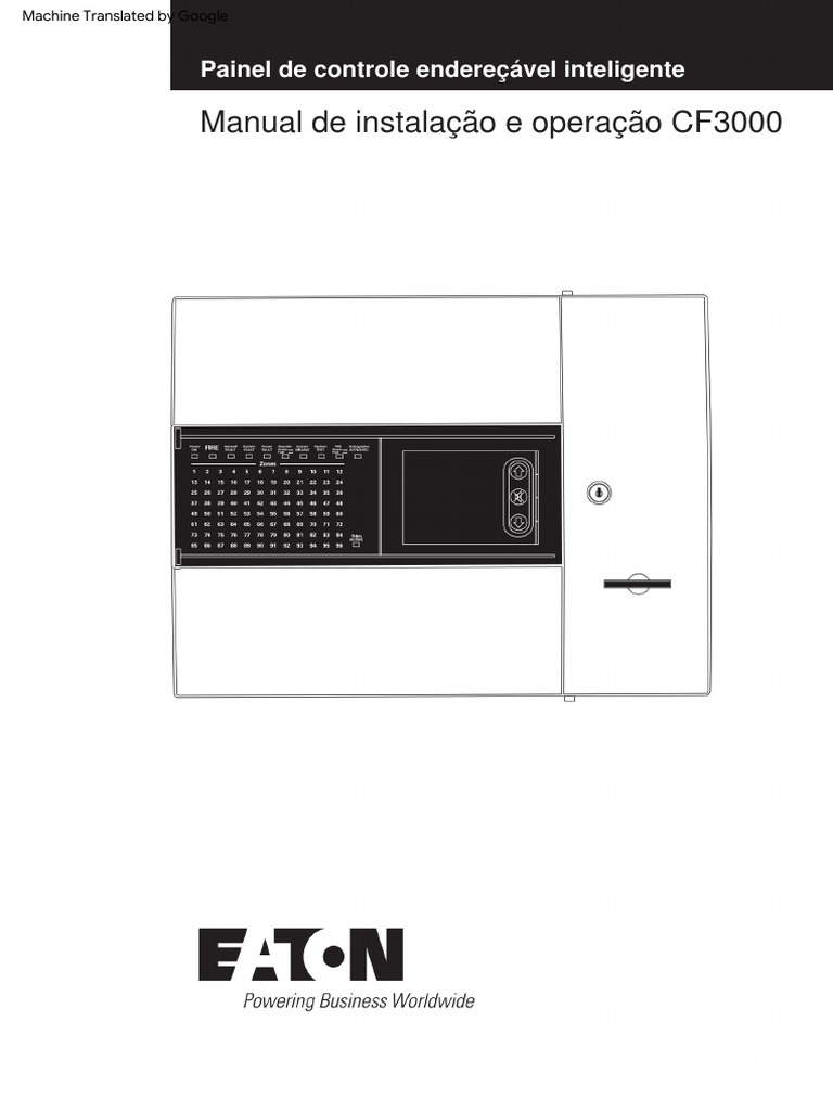 Eaton Fire Addressable Control Panel Cf3000 Manual 25 14682 A ...