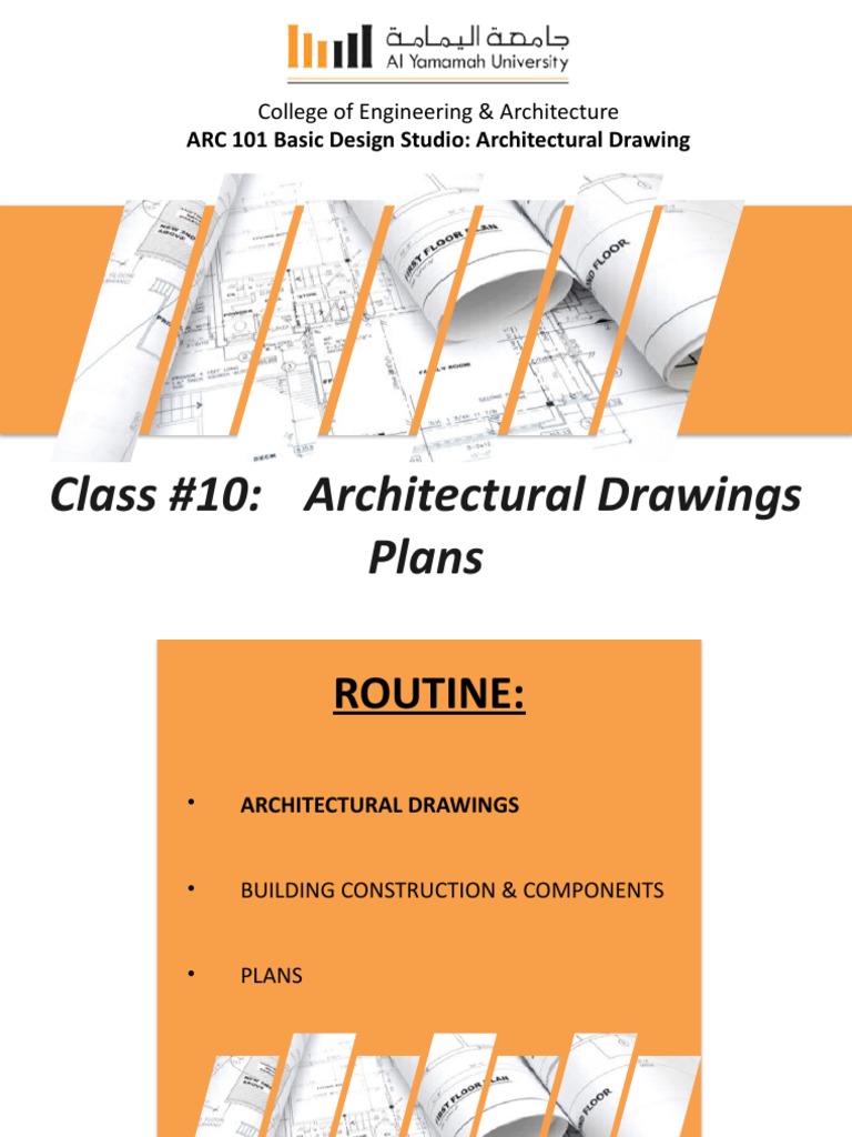 Lecture 10 - Architectural Drawings - Plans | Download Free PDF | Wall ...