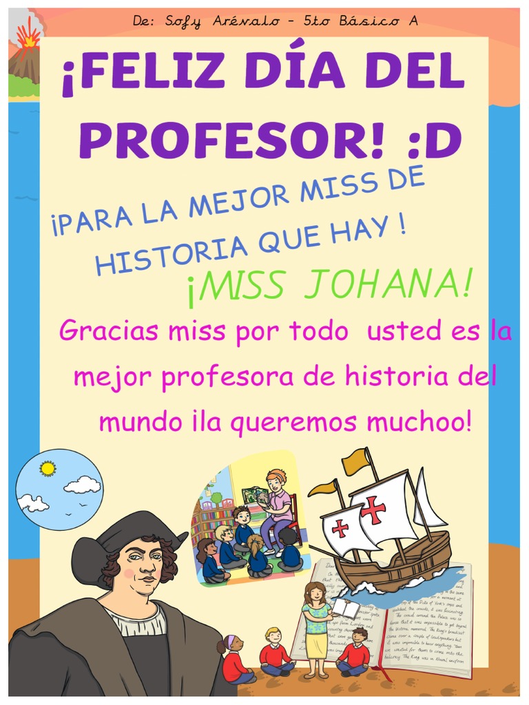 Carta Del Dia Del Profesor ! | PDF