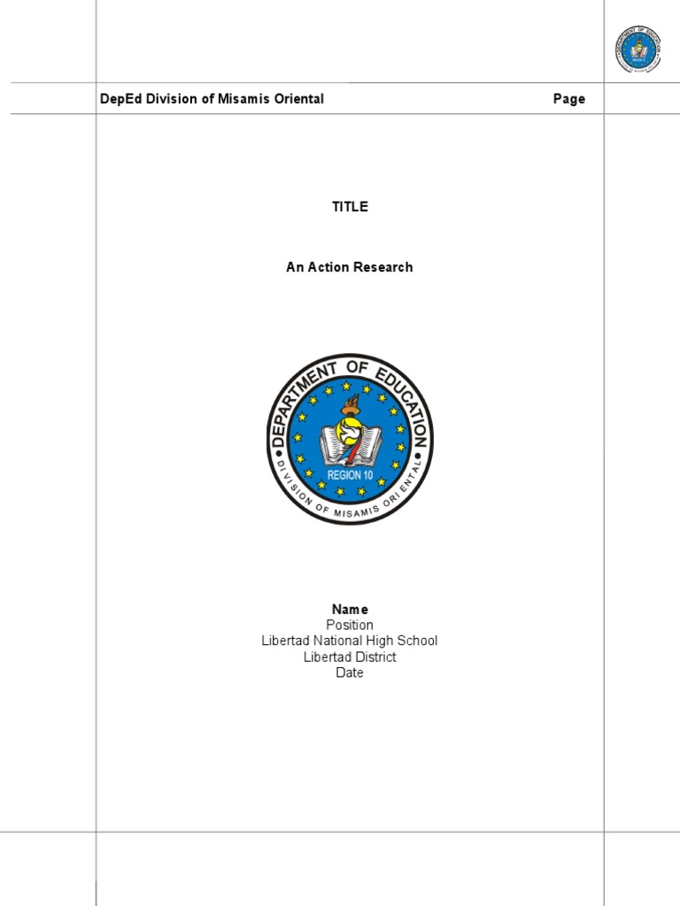 Action Research Template Proposal | PDF