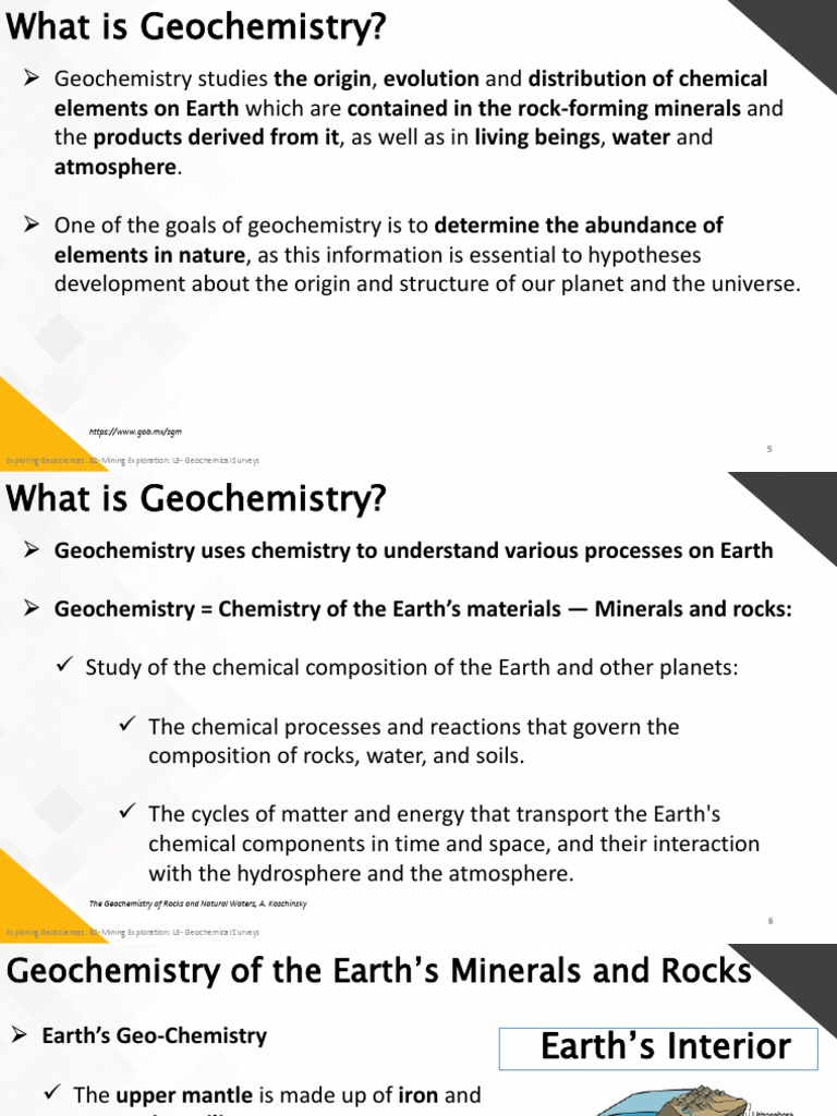 Geochemical Exploration Methods | PDF