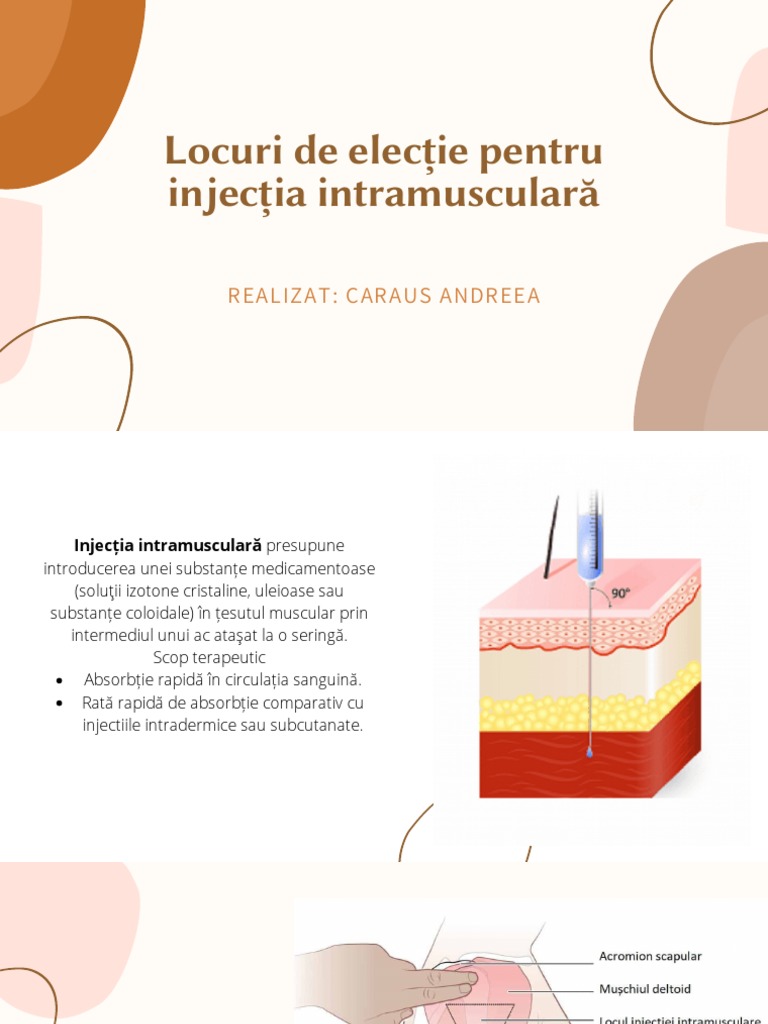 Injectia Intramusculara | PDF