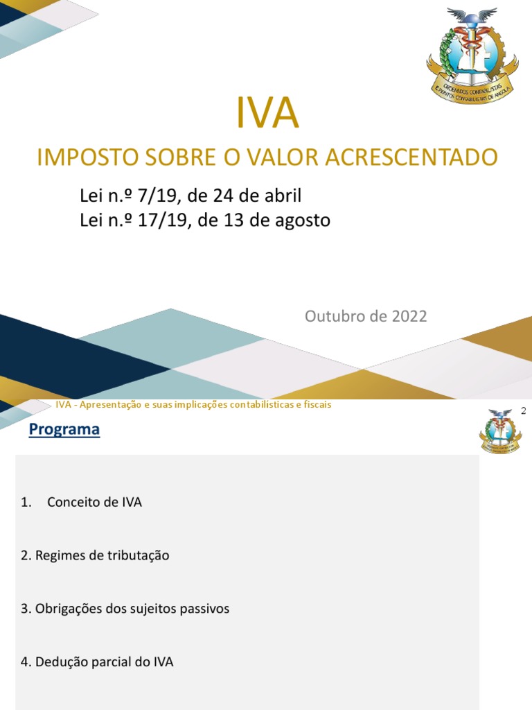IVA - Formação IVA - Pro Rata | PDF | Imposto sobre Valor Agregado (IVA ...
