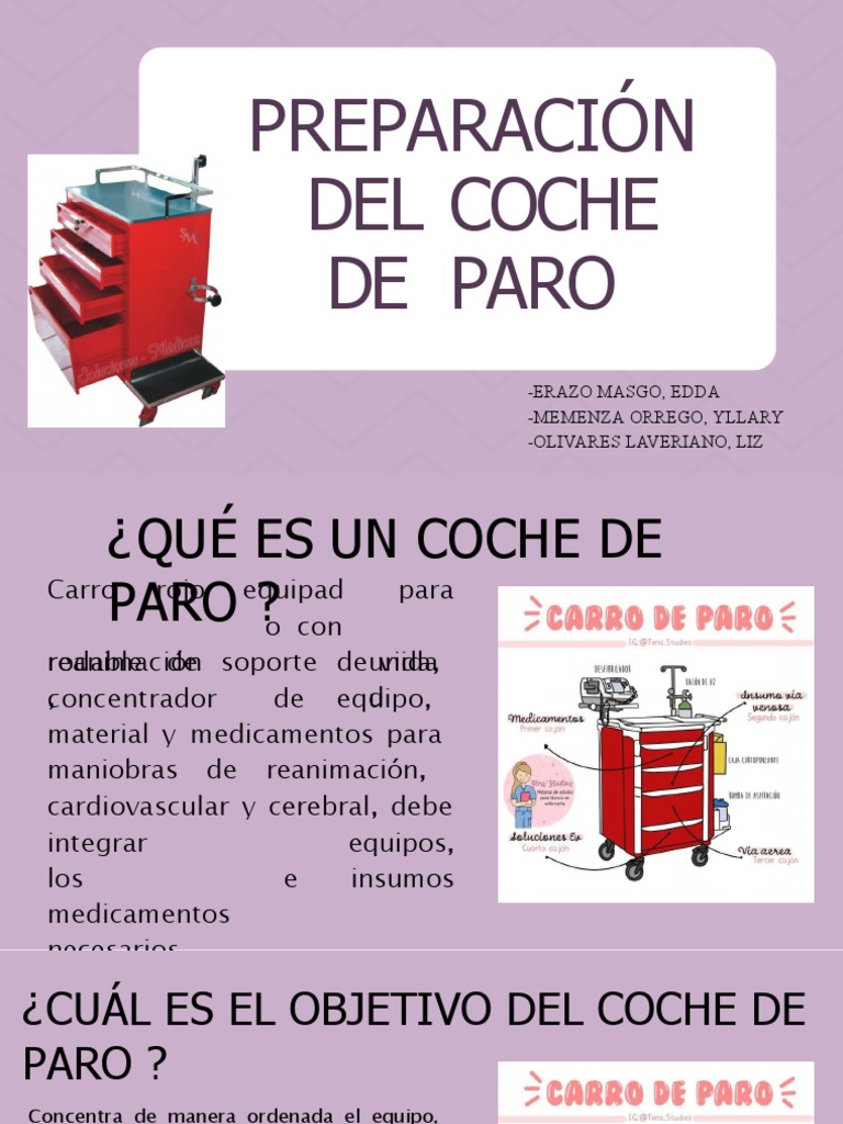 Coche de Paro | PDF | Reanimación cardiopulmonar | Medicina