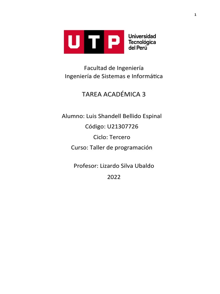Formato TP - TA3-LuisBellido | PDF